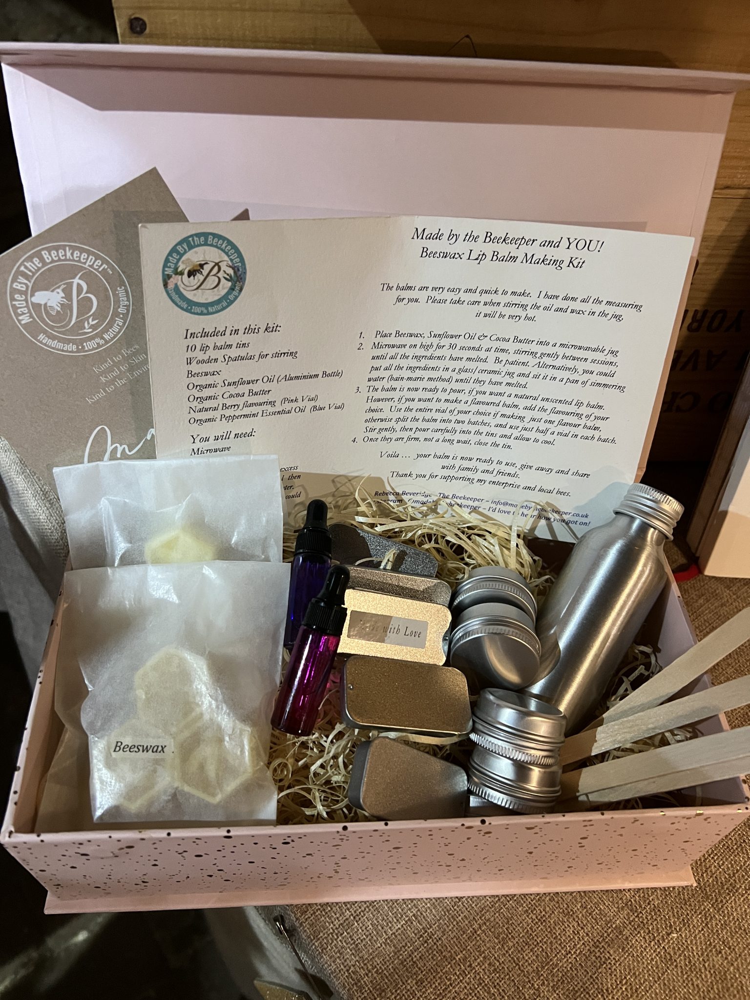Lip Balm Making Kit - Made By The Beekeeper
